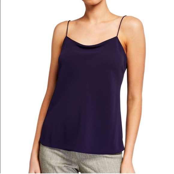 Theory | Tops | Theory Teah Purple Urban Crepe Spaghetti Strap Tank Top ...